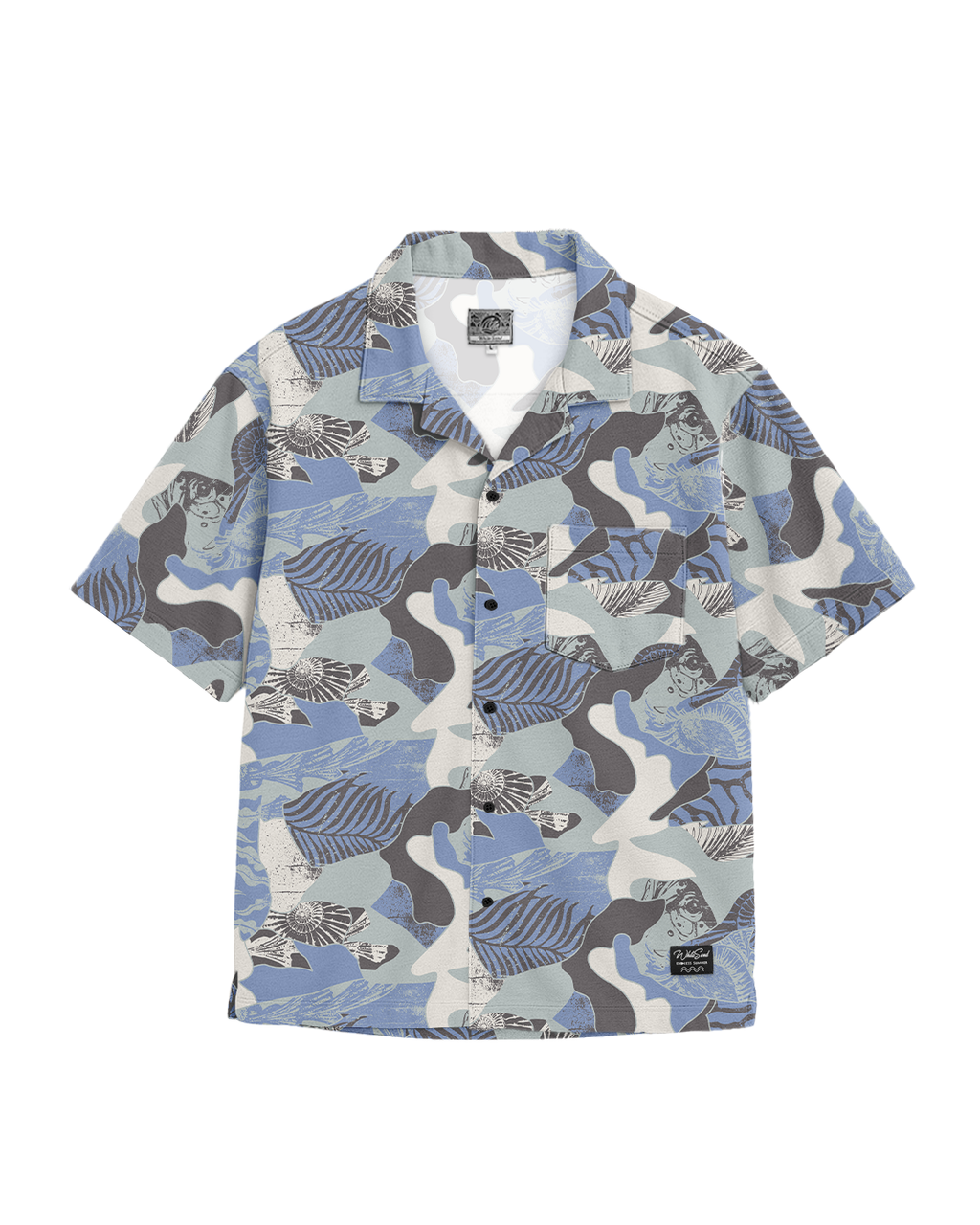 HYBRID COTTON OPEN COLLAR SHIRT [SHELL FISH] – WhiteSand